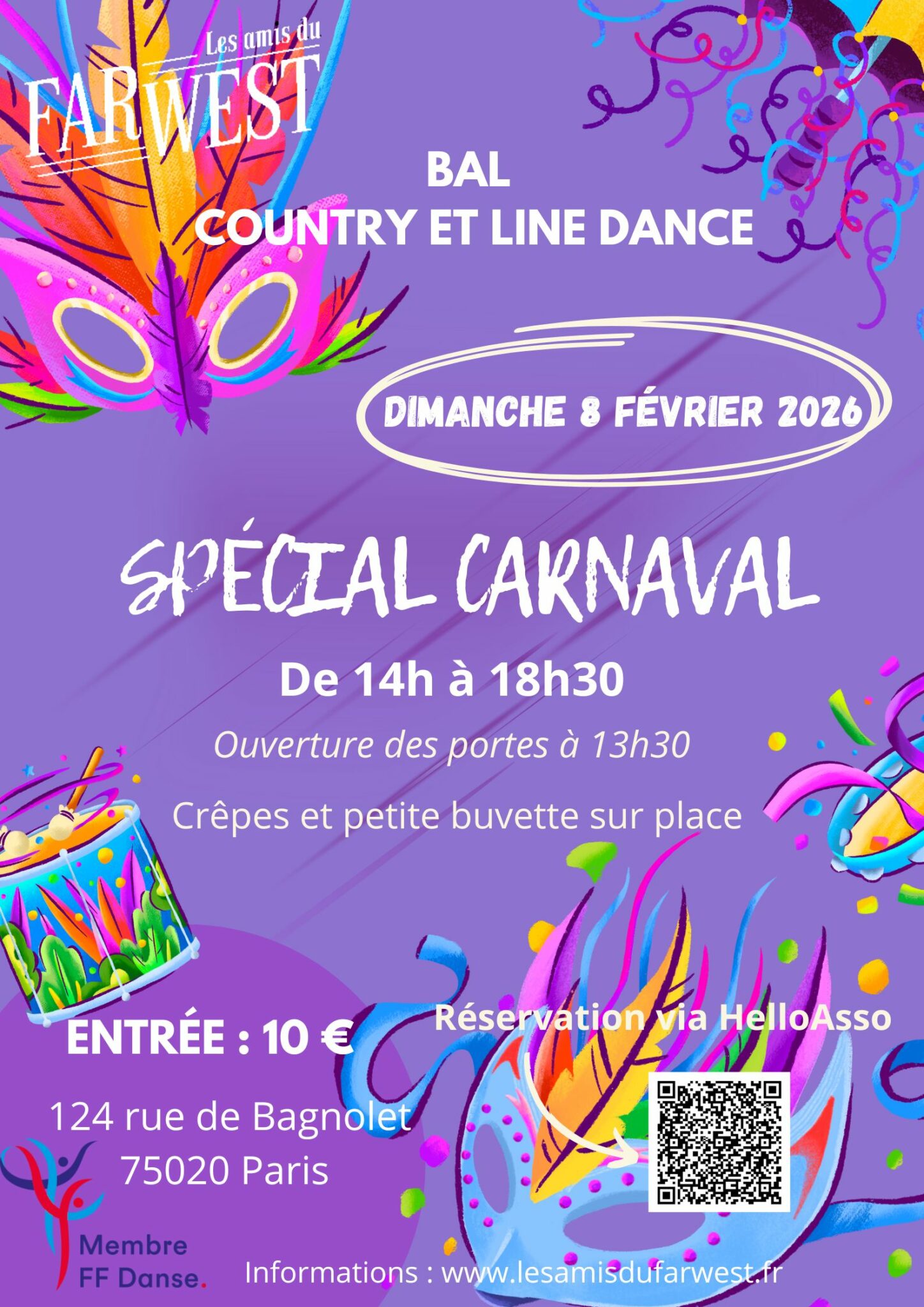 🎉Bal Country & Line Dance le Dimanche 8 Février 2026 🎉 - Les amis du ...